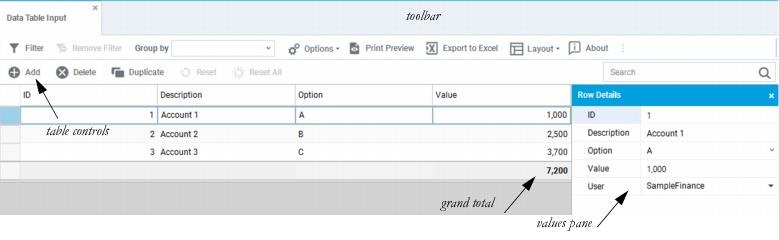 Working with Longview Tables – Longview v24