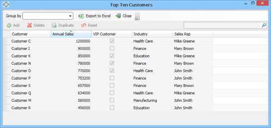 Sample Documents For Tables – Longview v24