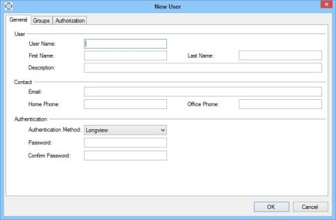 Maintaining Users – Longview v24