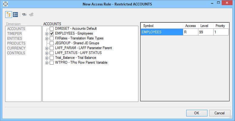 Maintaining Symbol Access Roles – Longview v24