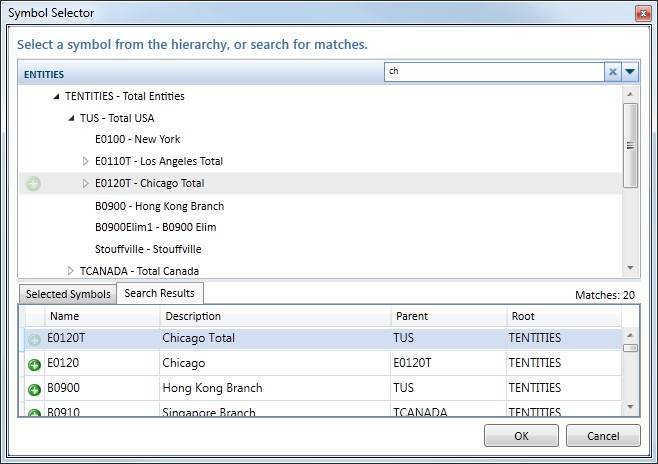 Using the Symbol Selector – Longview v24