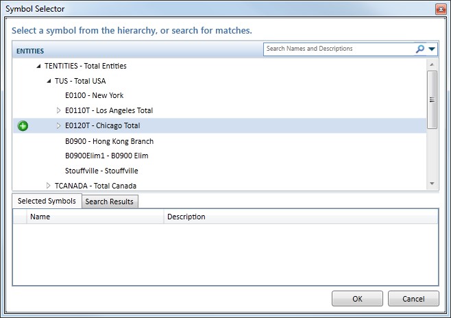 Using the Symbol Selector – Longview v24